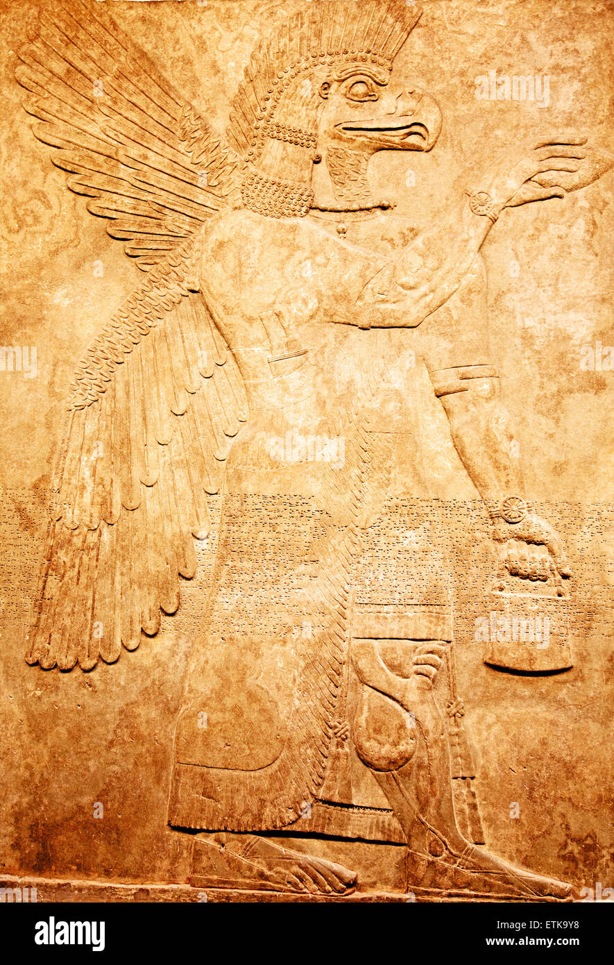 Ancient sumerian stone carving with cuneiform scripting Stock Photo - Alamy