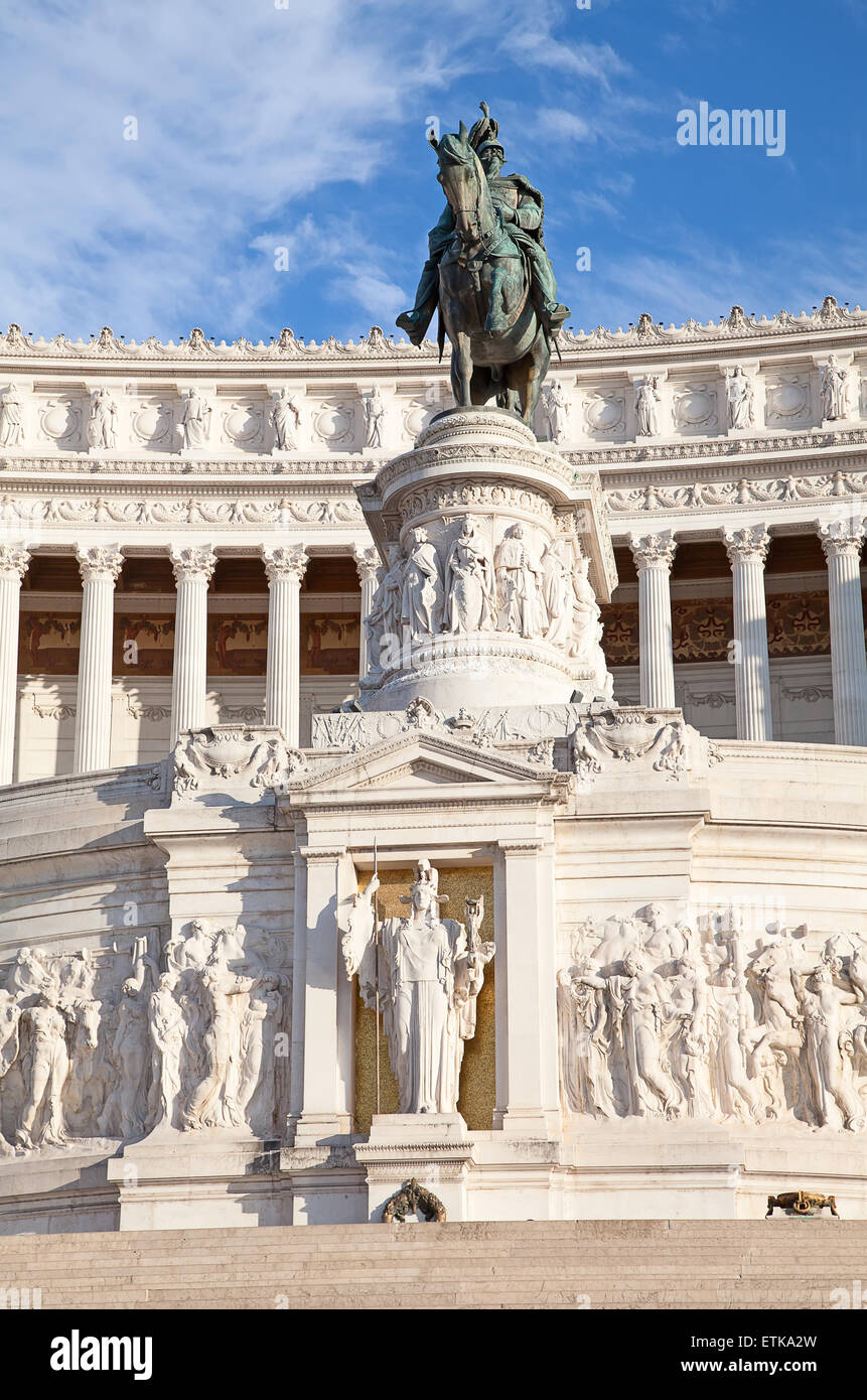 Famous "Altare della Patria" in Rome, Italy Stock Photo - Alamy
