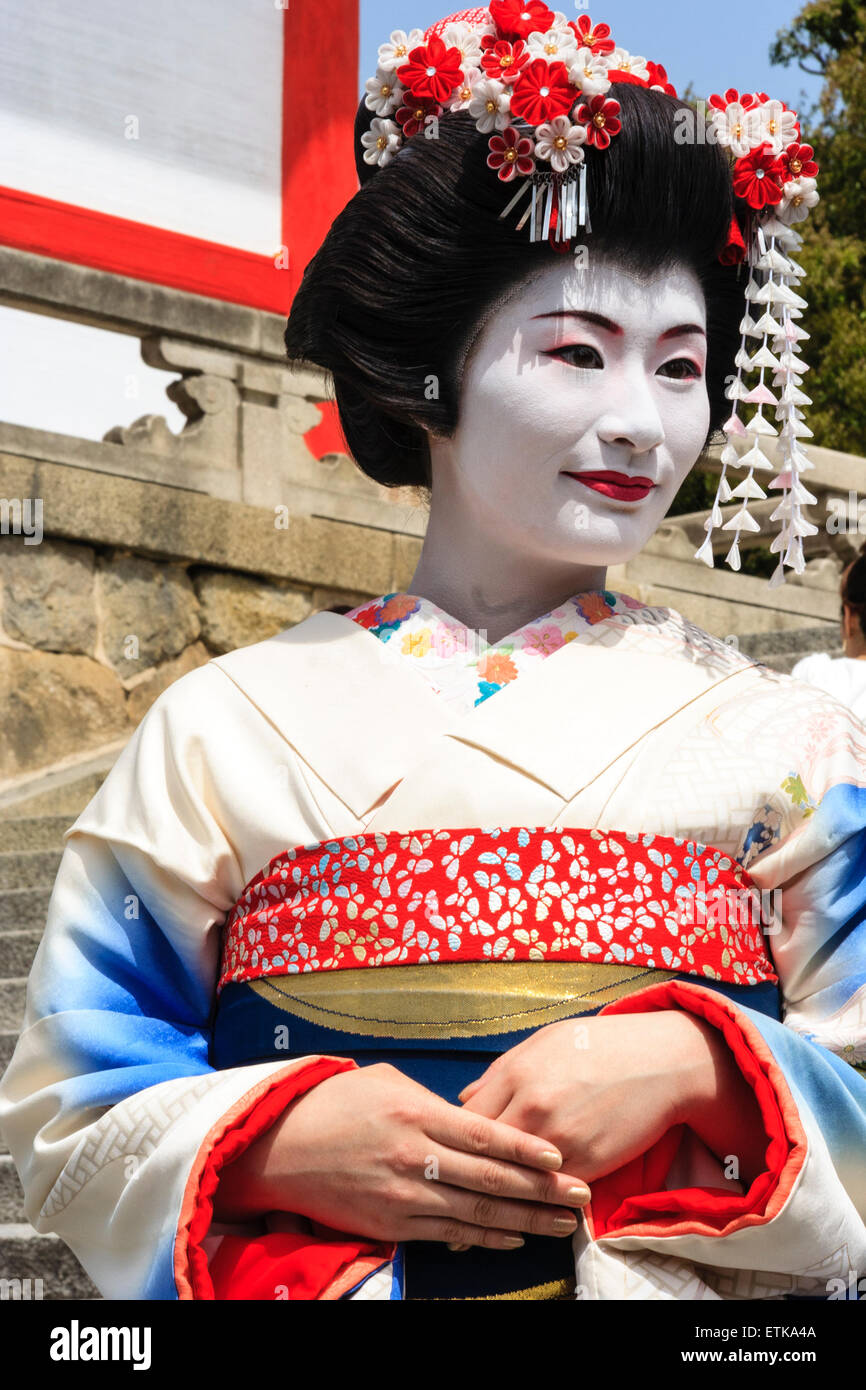 Image Of Japanese Geisha And Maiko Girls In Japan Fotografie Stock E