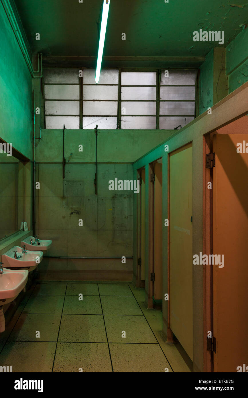 Public toilets inside hi-res stock photography and images - Alamy