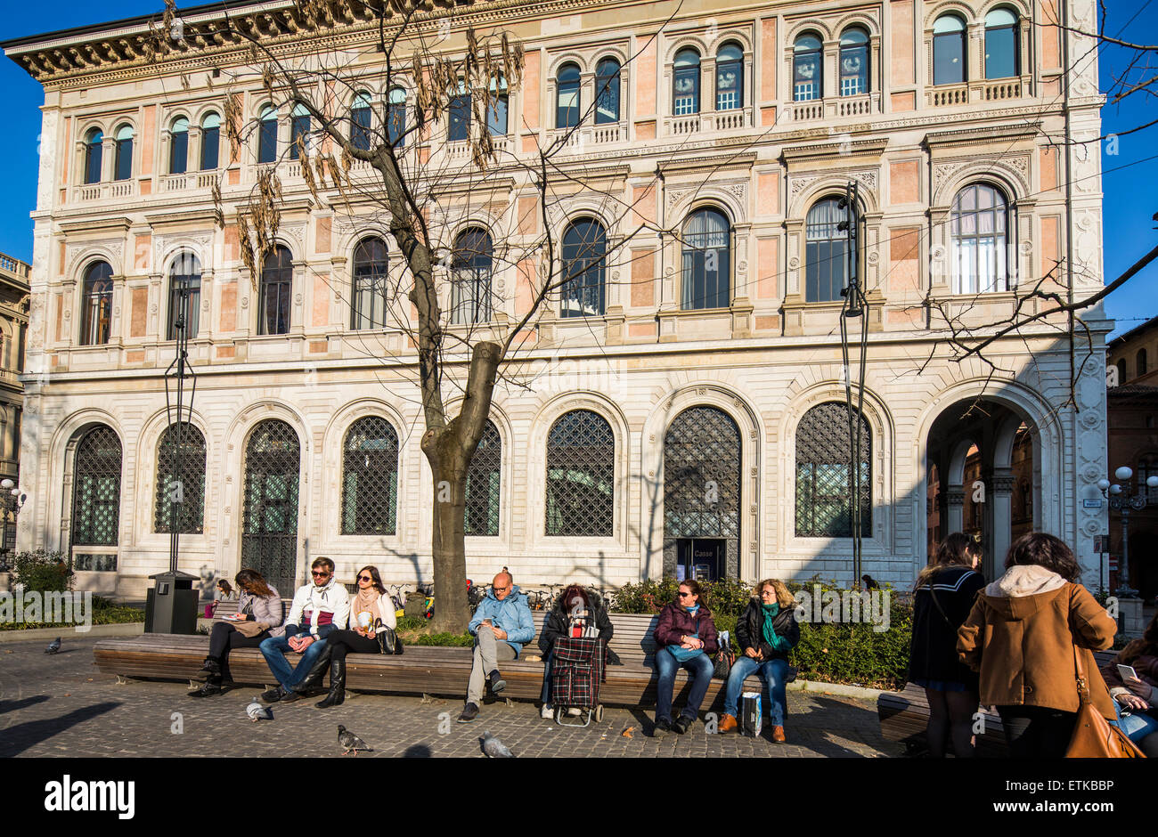 Palazzo di Residenza, Piazza Minghetti, Bologna, Italy, late 19th ...