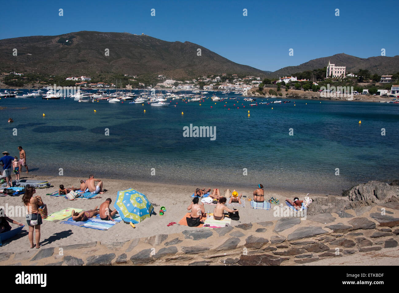 Ros beach. Cadaqués Stock Photo - Alamy