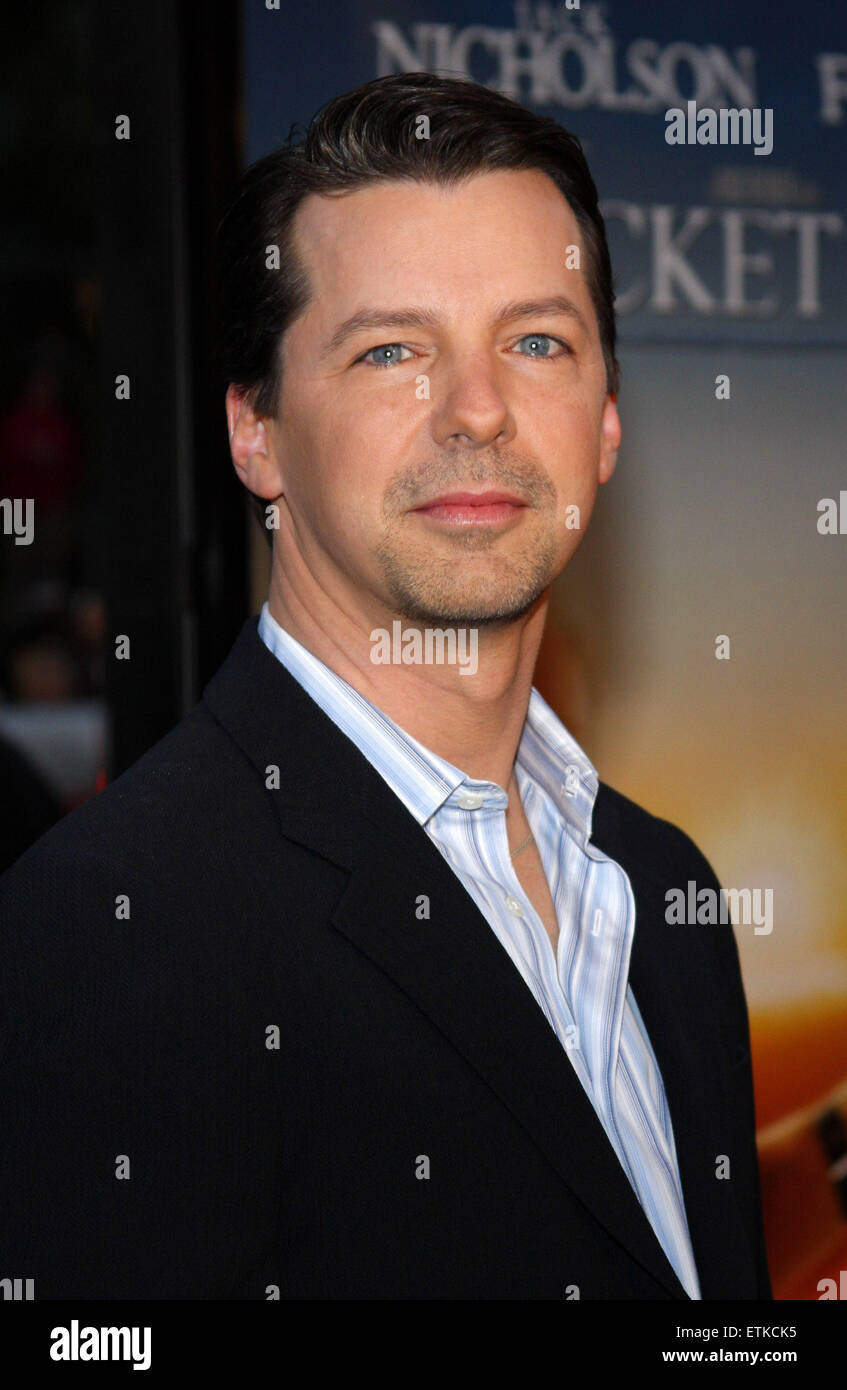Sean Hayes at the Los Angeles premiere of 'The Bucket List' held at the ...