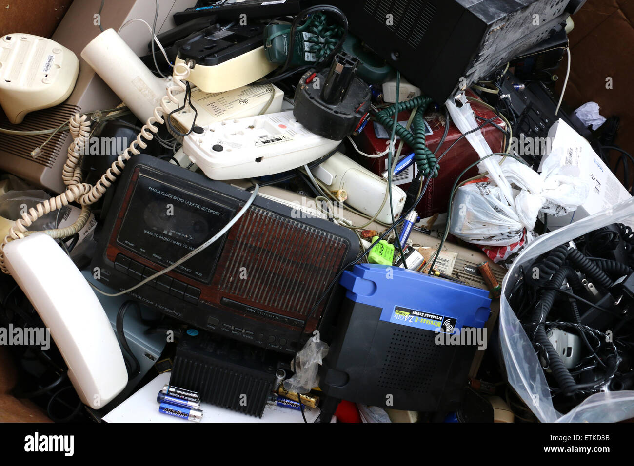 Old outdated electronics recycling Ohio monitor printer laptop computer ...