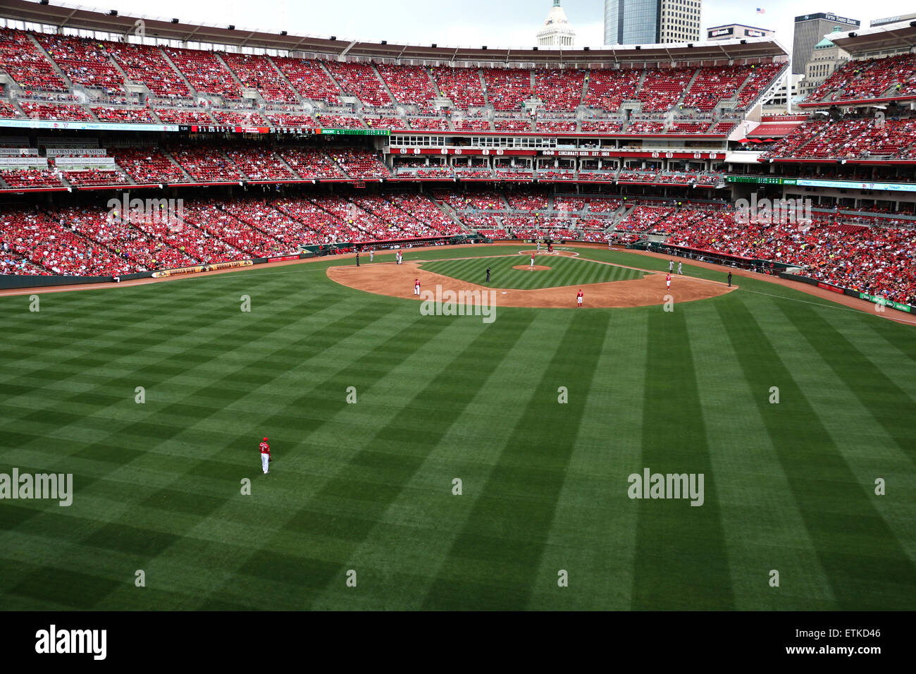 Great American Ball Park downtown Cincinnati baseball field Stock Photo ...
