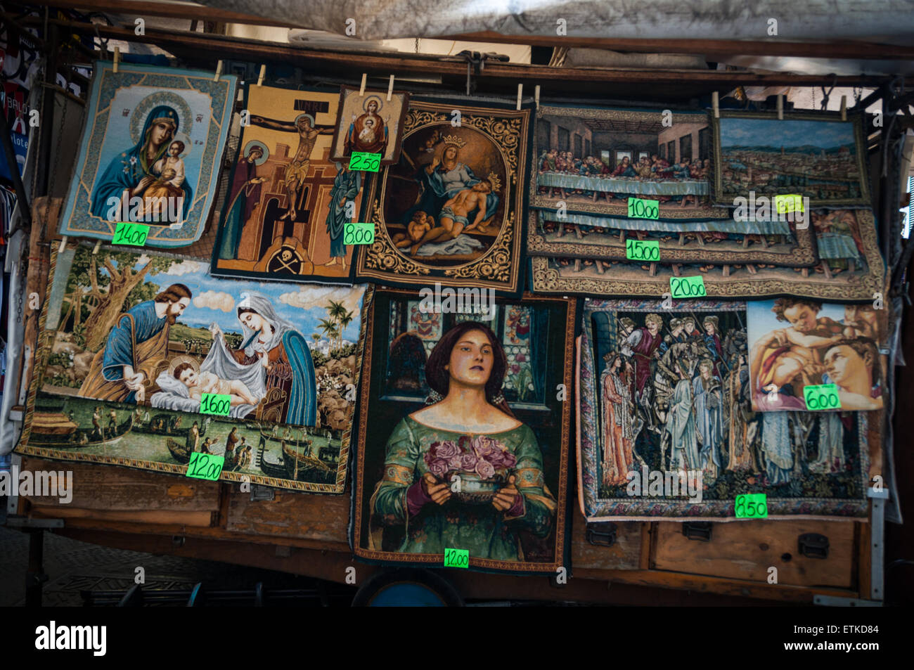 Merchants in Florence, Italy Stock Photo - Alamy
