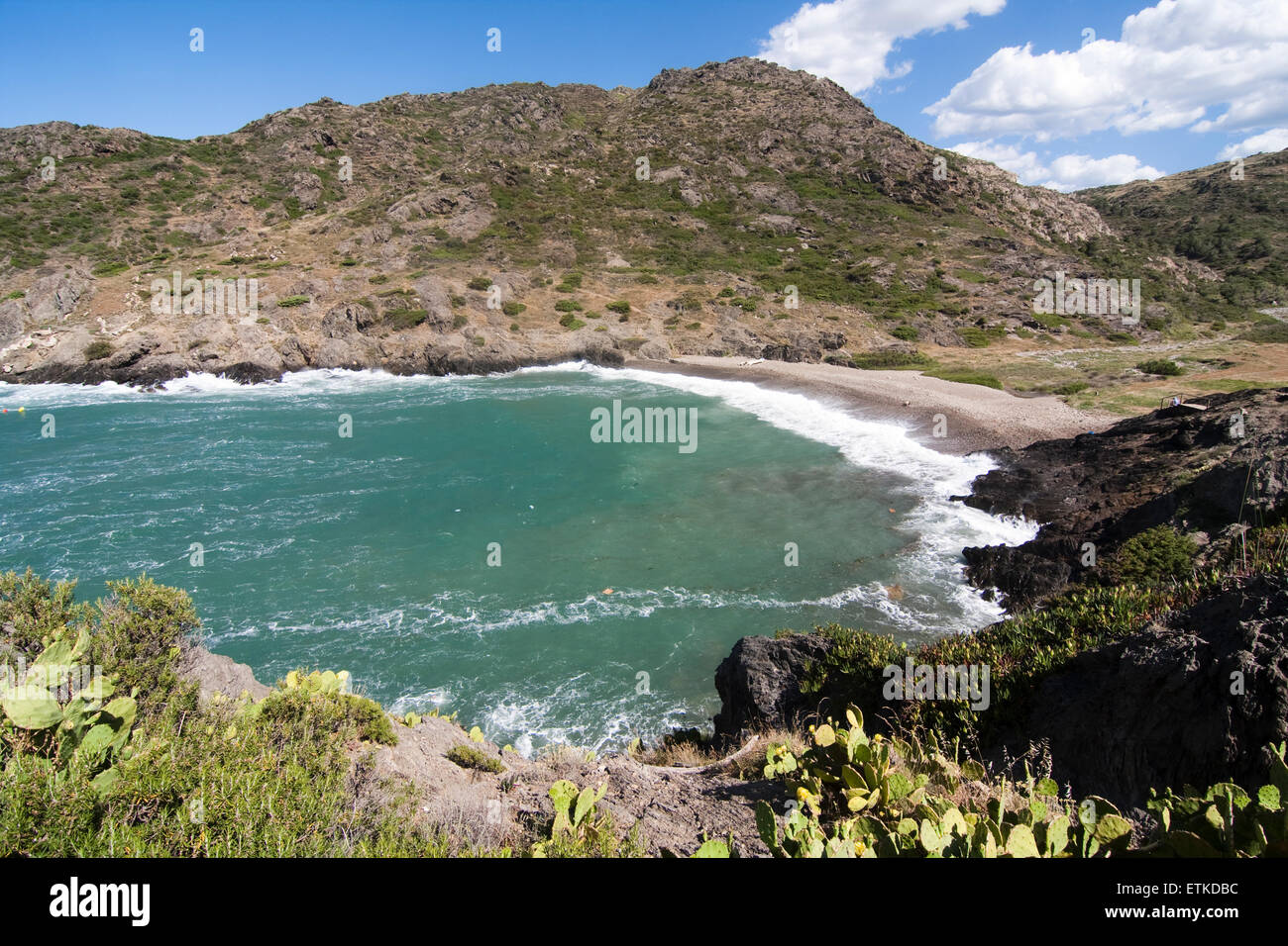 Tamariua beach. El Port de la Selva Stock Photo - Alamy
