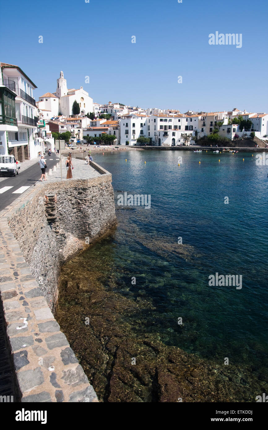 Portdoguer beach or Port Alguer beach. Cadaqués Stock Photo - Alamy