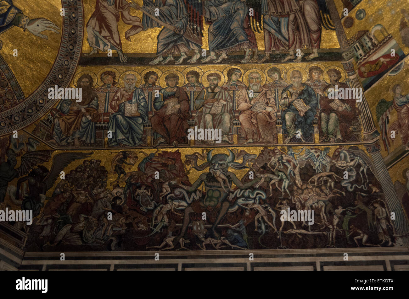 The Florence Baptistery, Battistero di San Giovanni also known as the ...