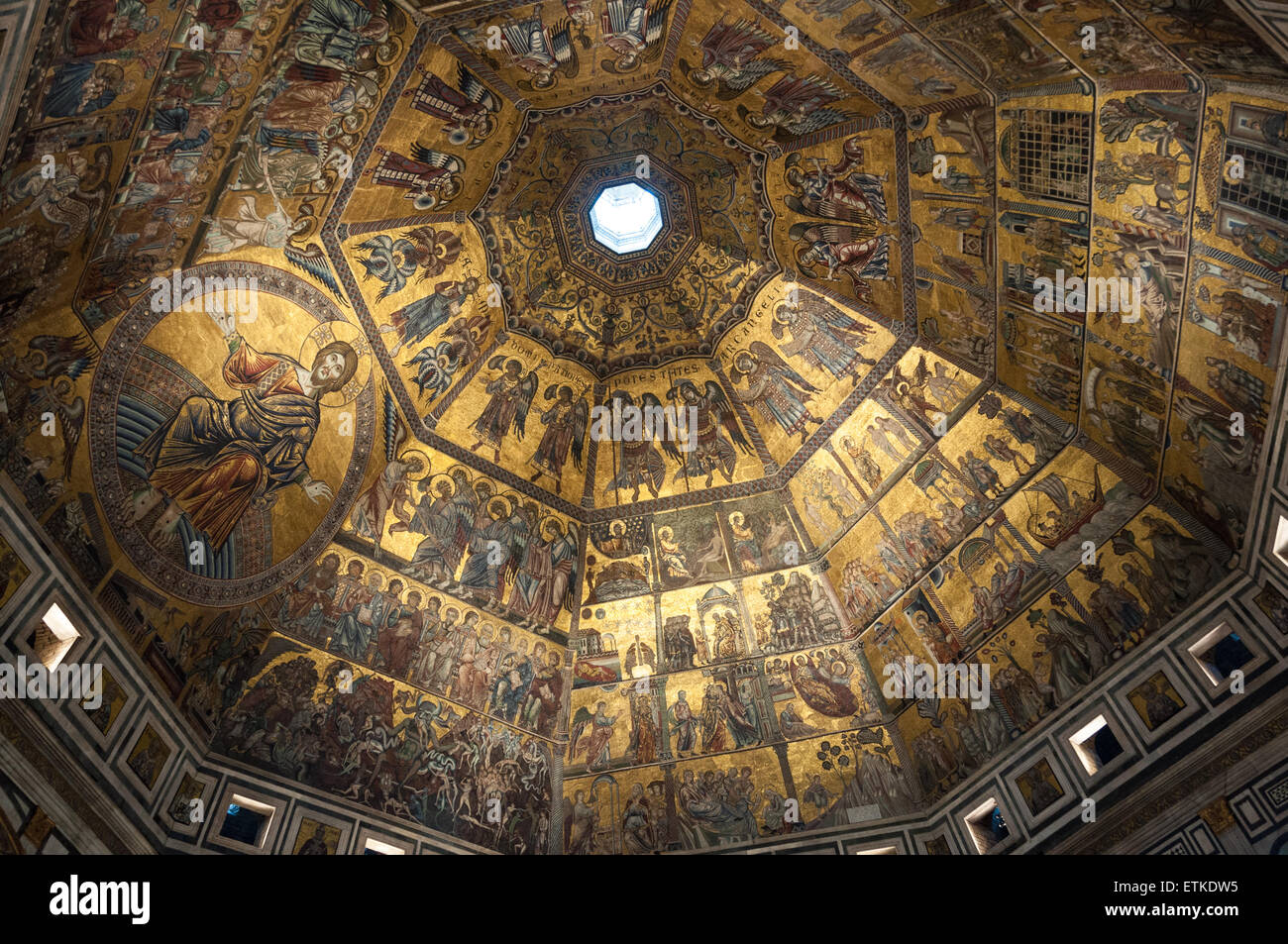 The Florence Baptistery, Battistero di San Giovanni also known as the ...