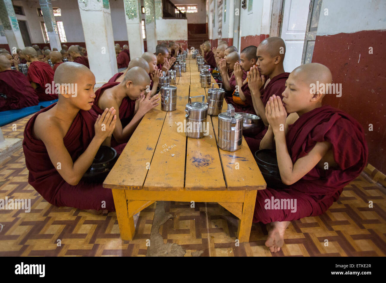 Buddhist shrine in myanmar hi-res stock photography and images - Alamy