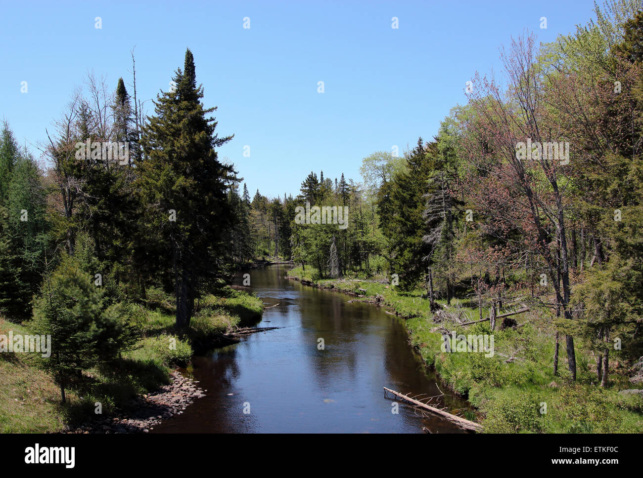 The Grasse River Adirondack State Park Adirondacks USA US America Stock ...