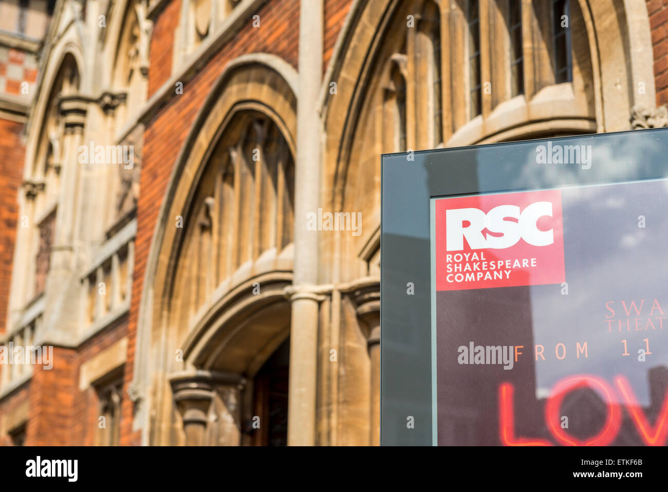 The Swan Theatre in Stratford upon Avon, England is home to the Royal ...