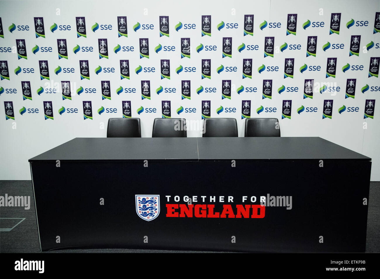 Wembley Stadium Press Room Stock Photo - Alamy