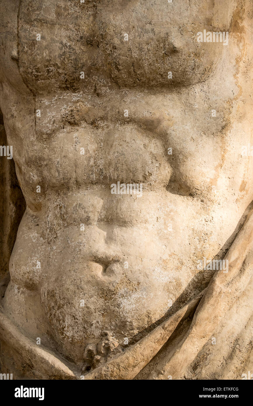 Marble Statue Of Male Torso Stock Photo - Alamy
