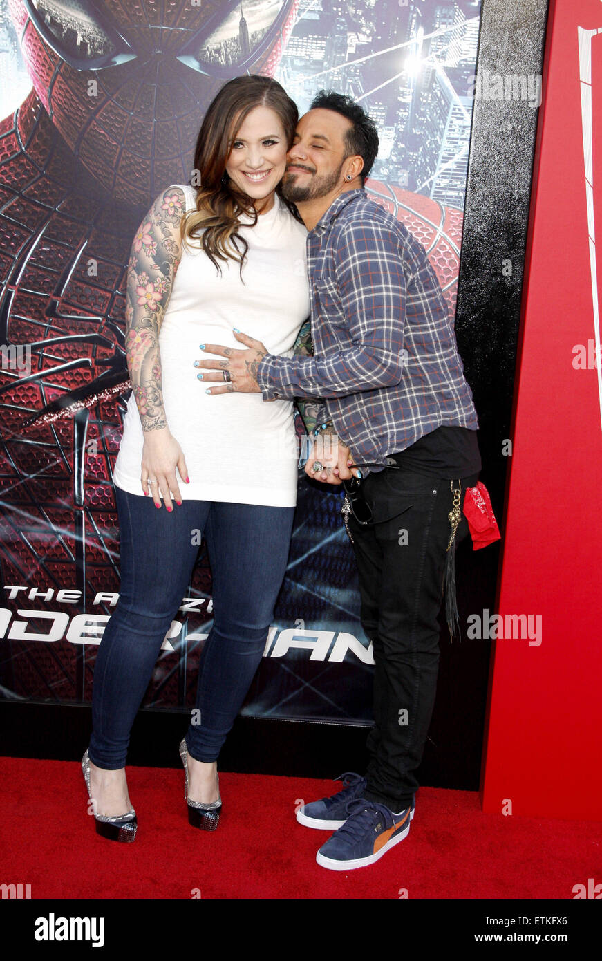 A.J. McLean and Rochelle DeAnna Karidis Stock Photo - Alamy