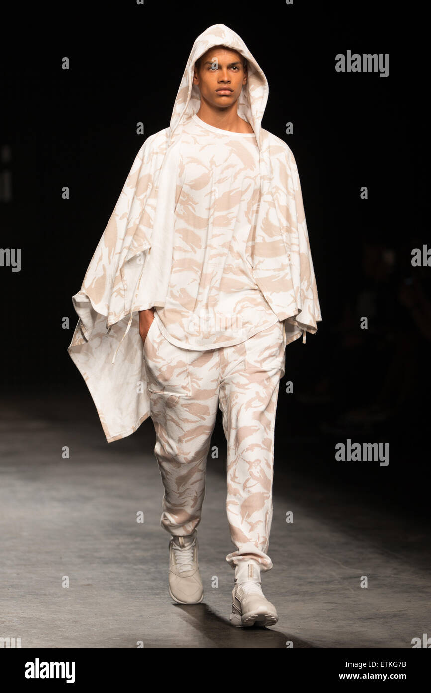 The Old Sorting Office, London UK.14th June 2015. Maharishi catwalk at ...