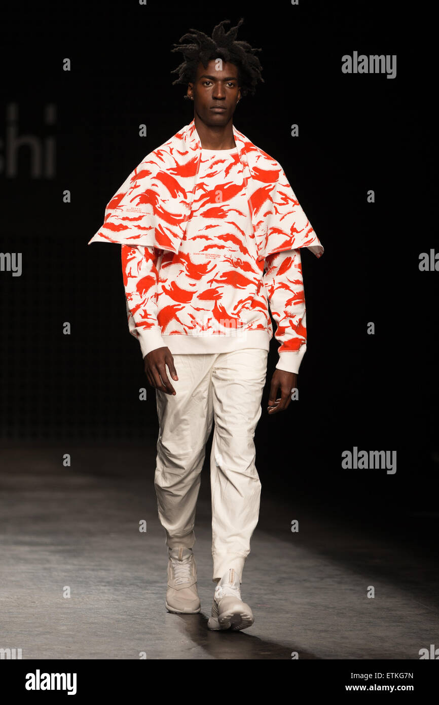 The Old Sorting Office, London UK.14th June 2015. Maharishi catwalk at ...