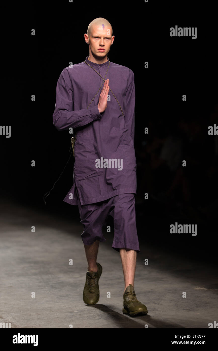 The Old Sorting Office, London UK.14th June 2015. Maharishi catwalk at ...