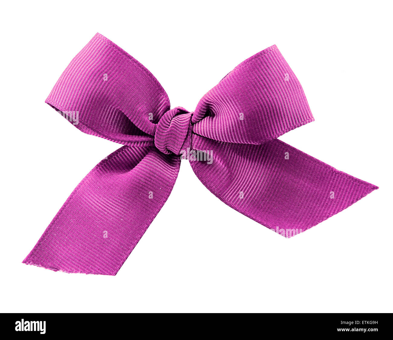 Single ribbon isolated on white Stock Photo - Alamy