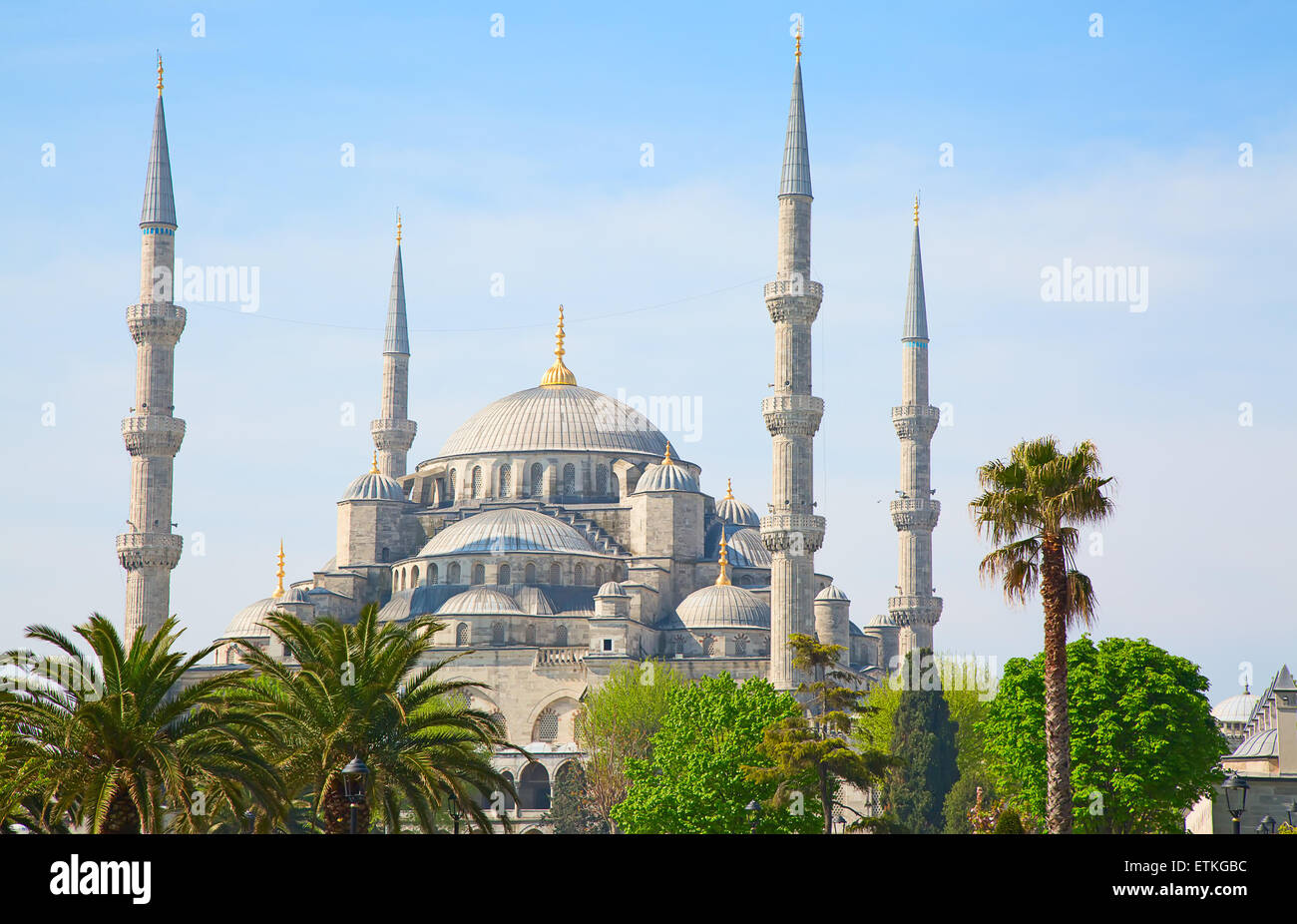 Famous "Blue mosque" in Istanbul, Turkey Stock Photo - Alamy