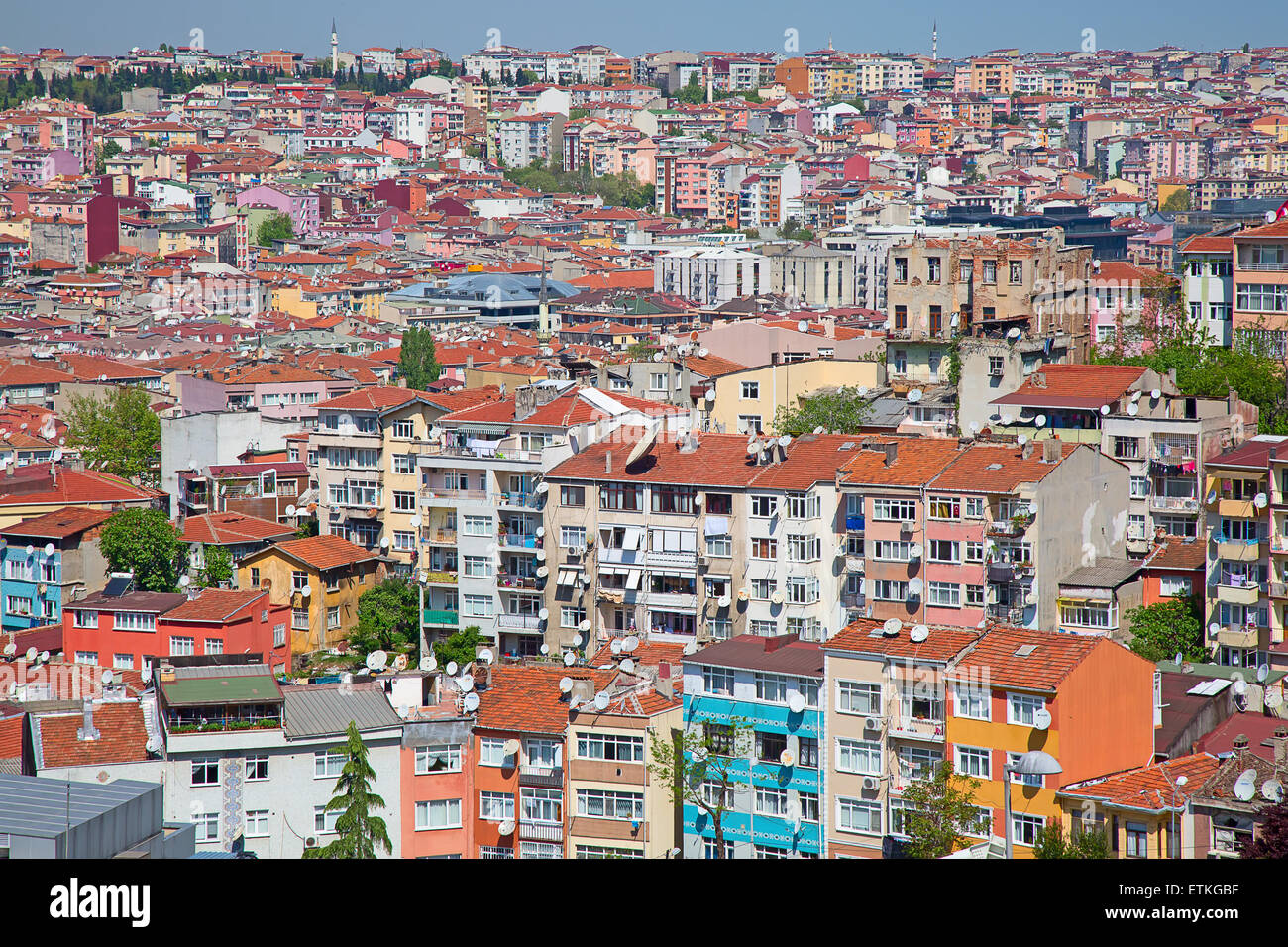 View of the modern Istanbul city Stock Photo - Alamy