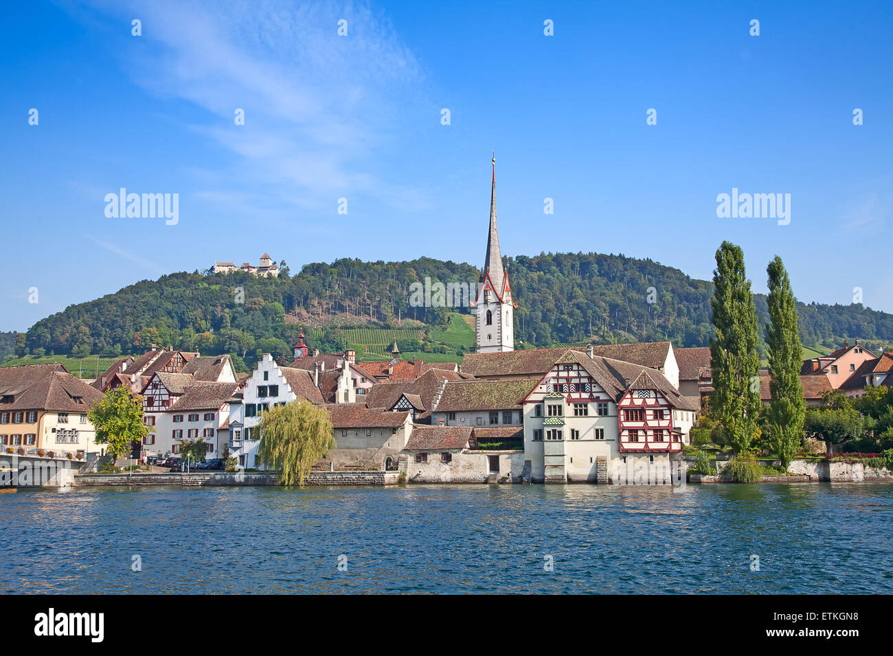 Stein-Am-Rhein medieval city near Shaffhausen, Switzerland Stock Photo ... Stein-Am-Rhein medieval city near Shaffhausen, Switzerland Stock Photo ...