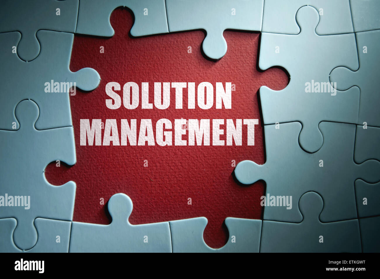 Solution management concept Stock Photo - Alamy