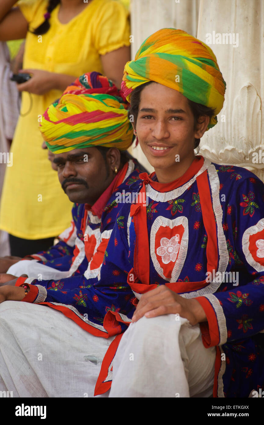 Rajasthani musicians at the Palace of Jaipur, Jaipur, Rajasthan, India ...