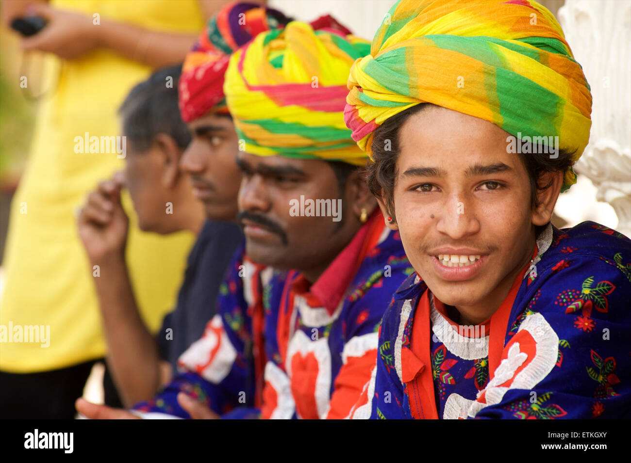 Rajasthani musicians at the Palace of Jaipur, Jaipur, Rajasthan, India ...