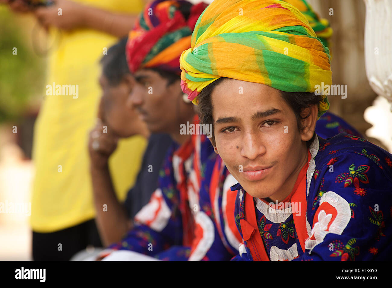 Rajasthani musicians at the Palace of Jaipur, Jaipur, Rajasthan, India ...