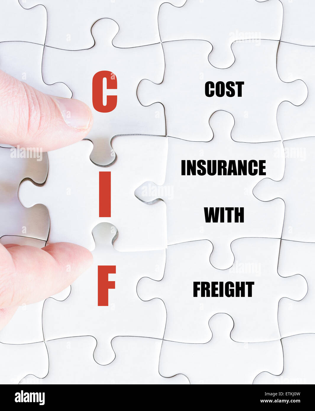 Concept image of Business Acronym CIF as Cost Insurance With Freight ...