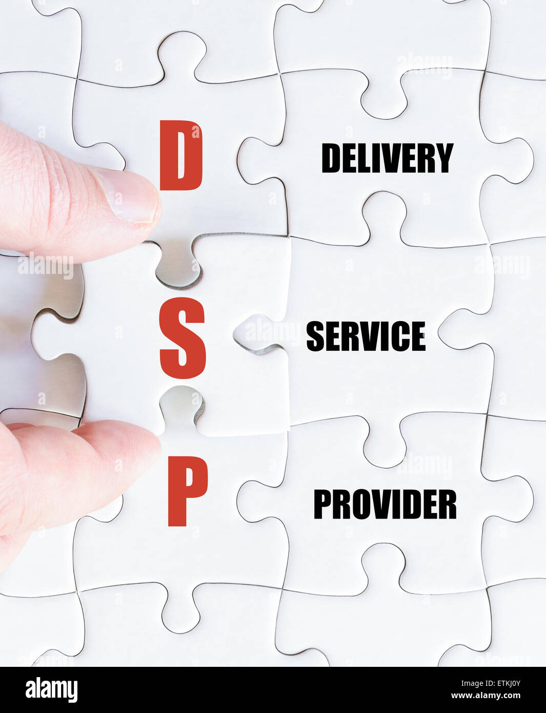 Concept image of Business Acronym DSP as Delivery Service Provider ...