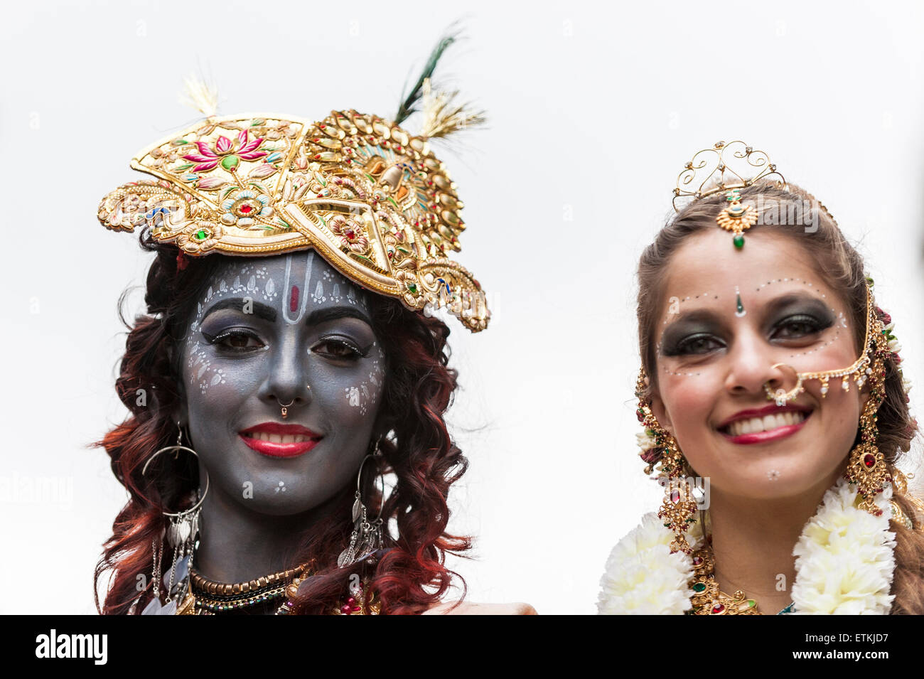 Lord krishna and girls hi-res stock photography and images - Alamy
