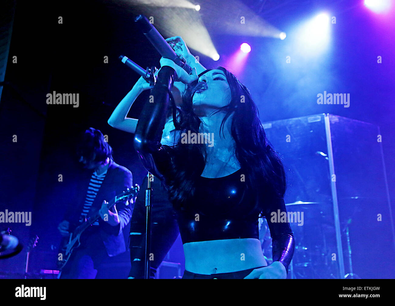 The Veronicas performing live on stage at Manchester Academy Featuring ...