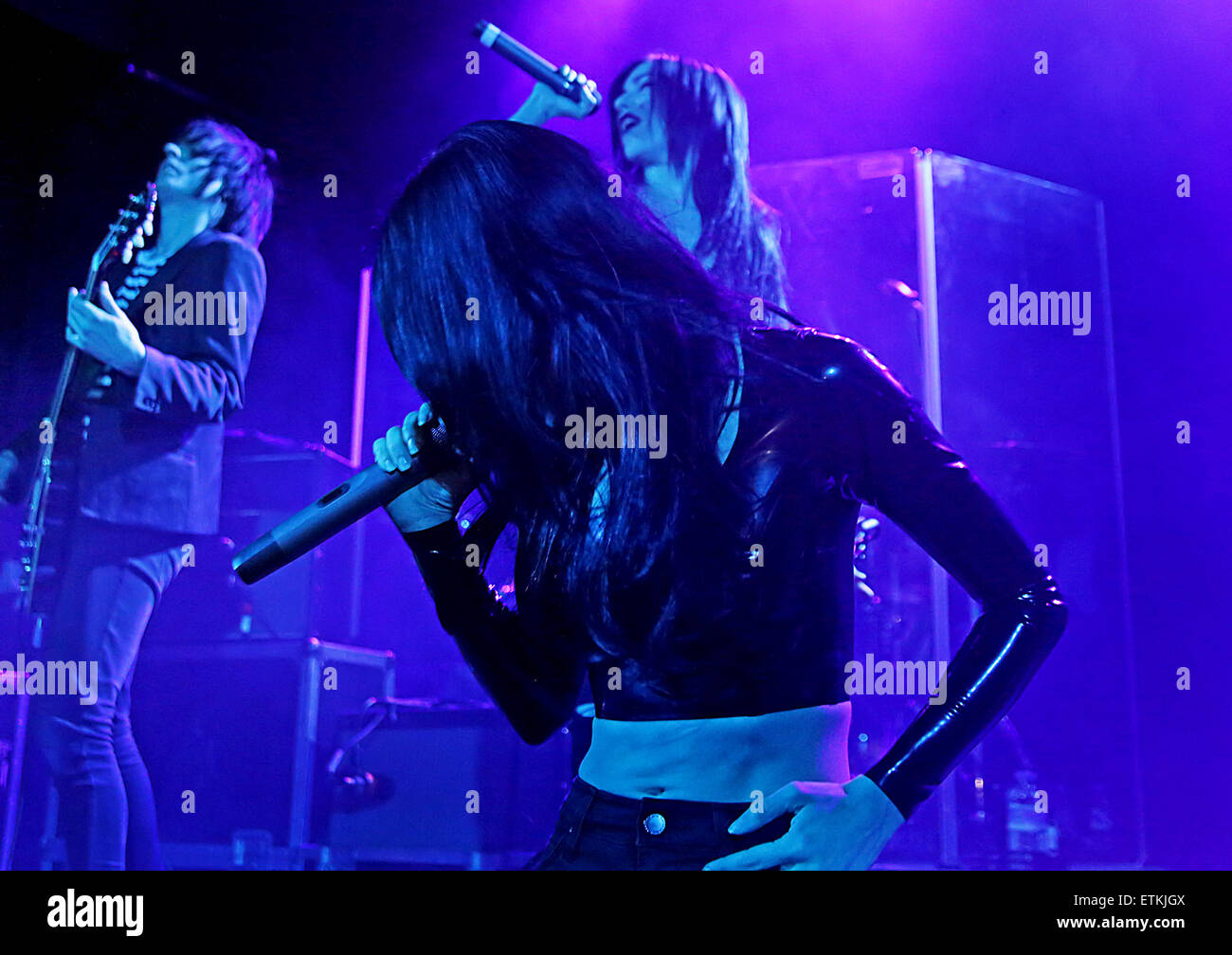 The Veronicas performing live on stage at Manchester Academy Featuring ...