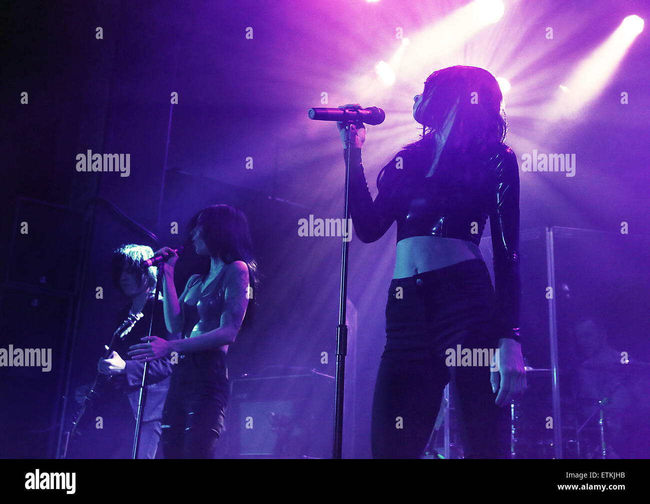 The Veronicas performing live on stage at Manchester Academy Featuring ...