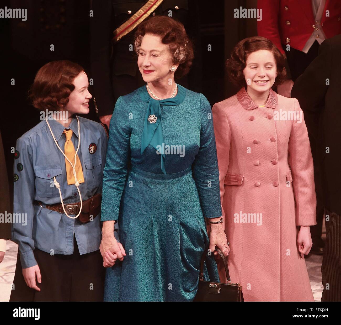 Opening night curtain call for Broadway play The Audience at the ...