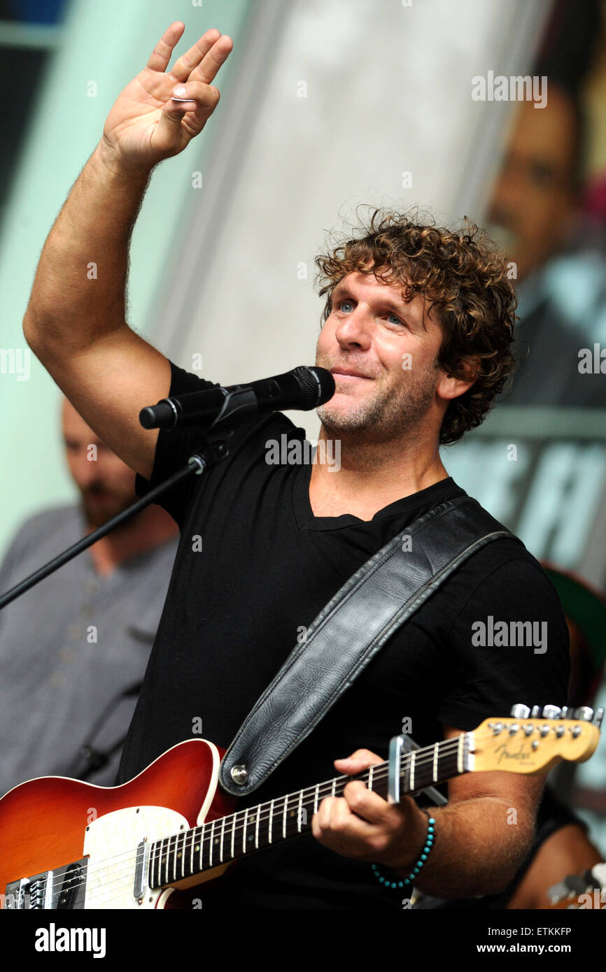 Billy Currington performs live on stage during the 'FOX & Friends' All ...