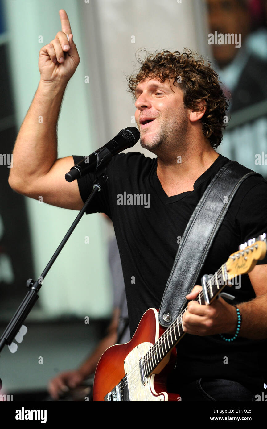 Billy Currington performs live on stage during the 'FOX & Friends' All ...