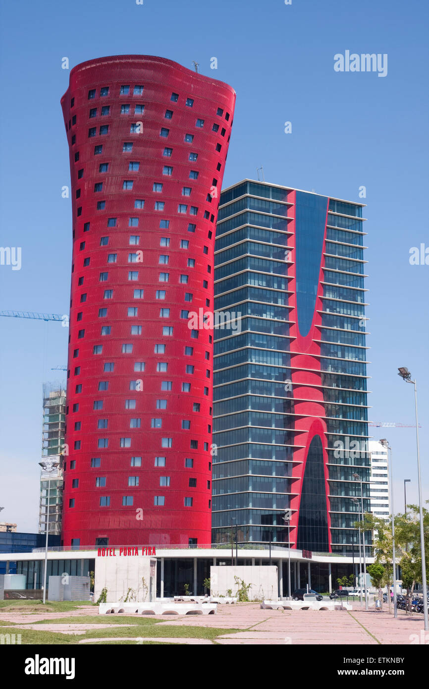 Hotel Porta Fira by Toyo Ito Stock Photo - Alamy
