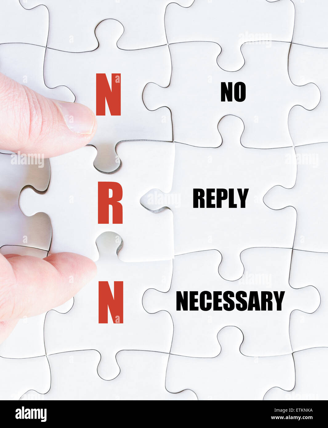 No reply hi-res stock photography and images - Alamy