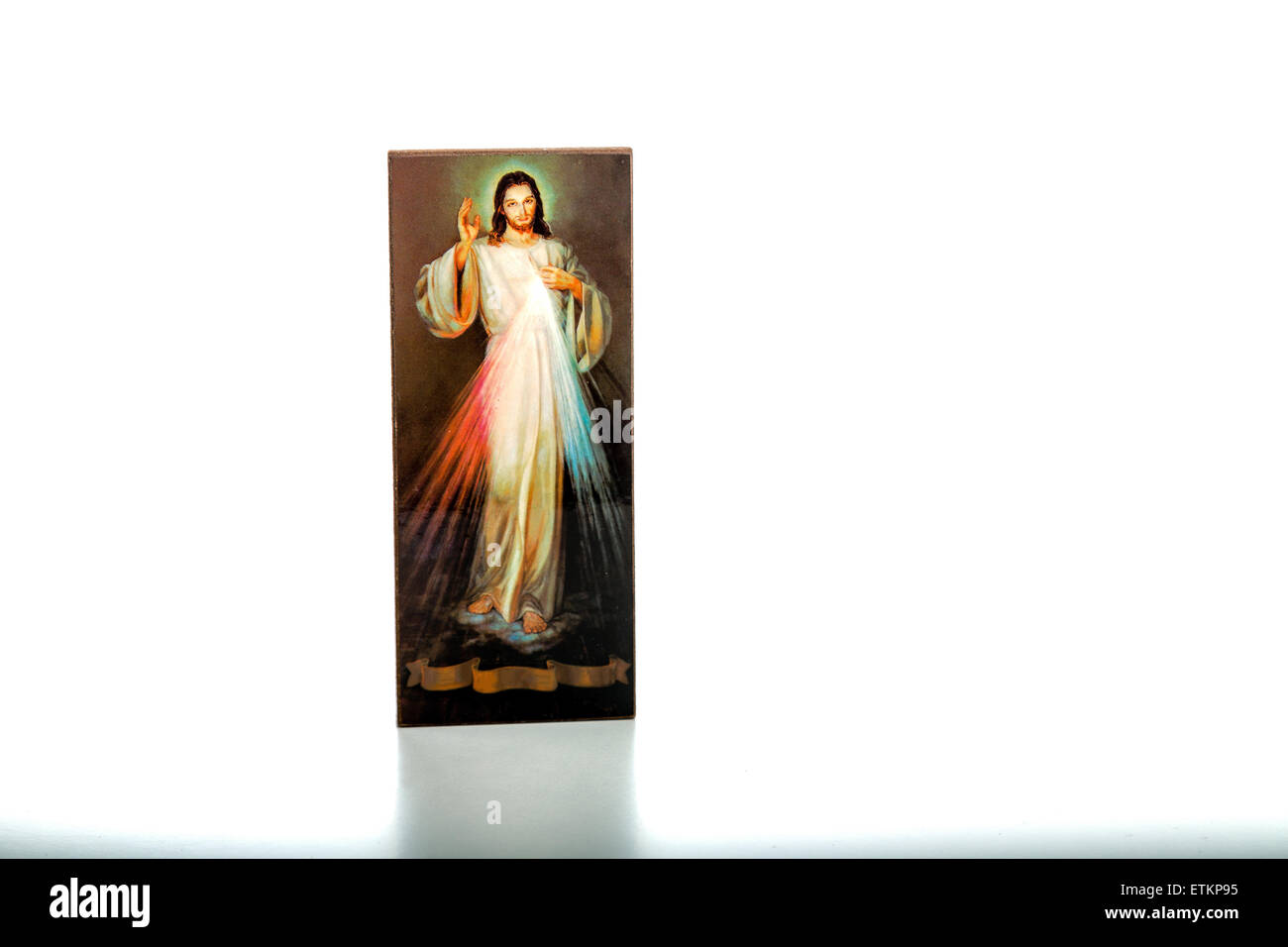 Isolated on white background, an icon with the picture of the Merciful ...
