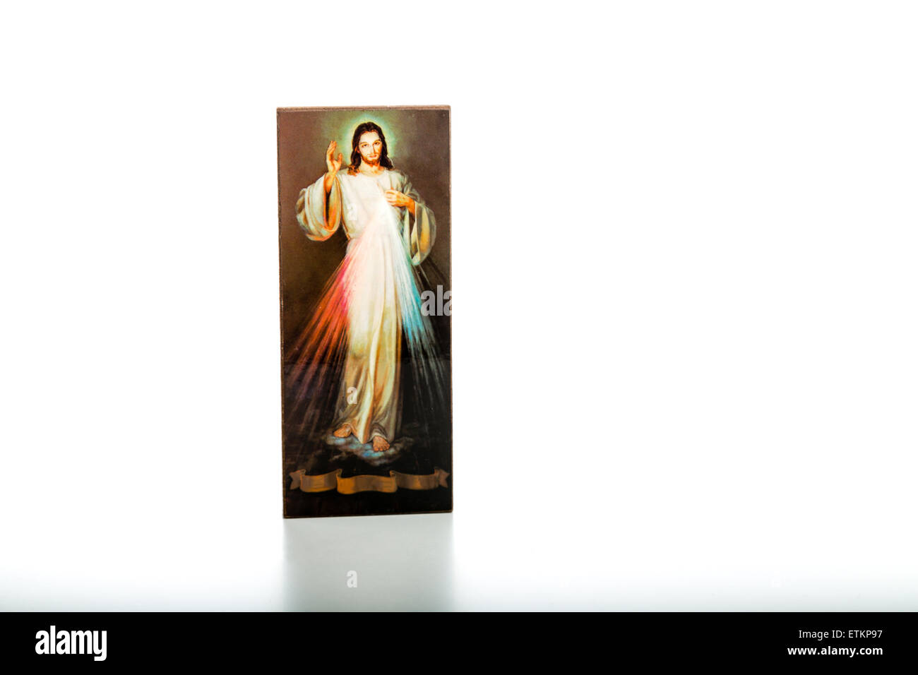 Isolated on white background, an icon with the picture of the Merciful ...