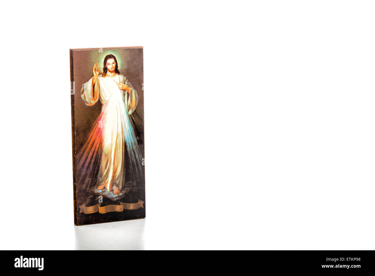 Isolated on white background, an icon with the picture of the Merciful ...