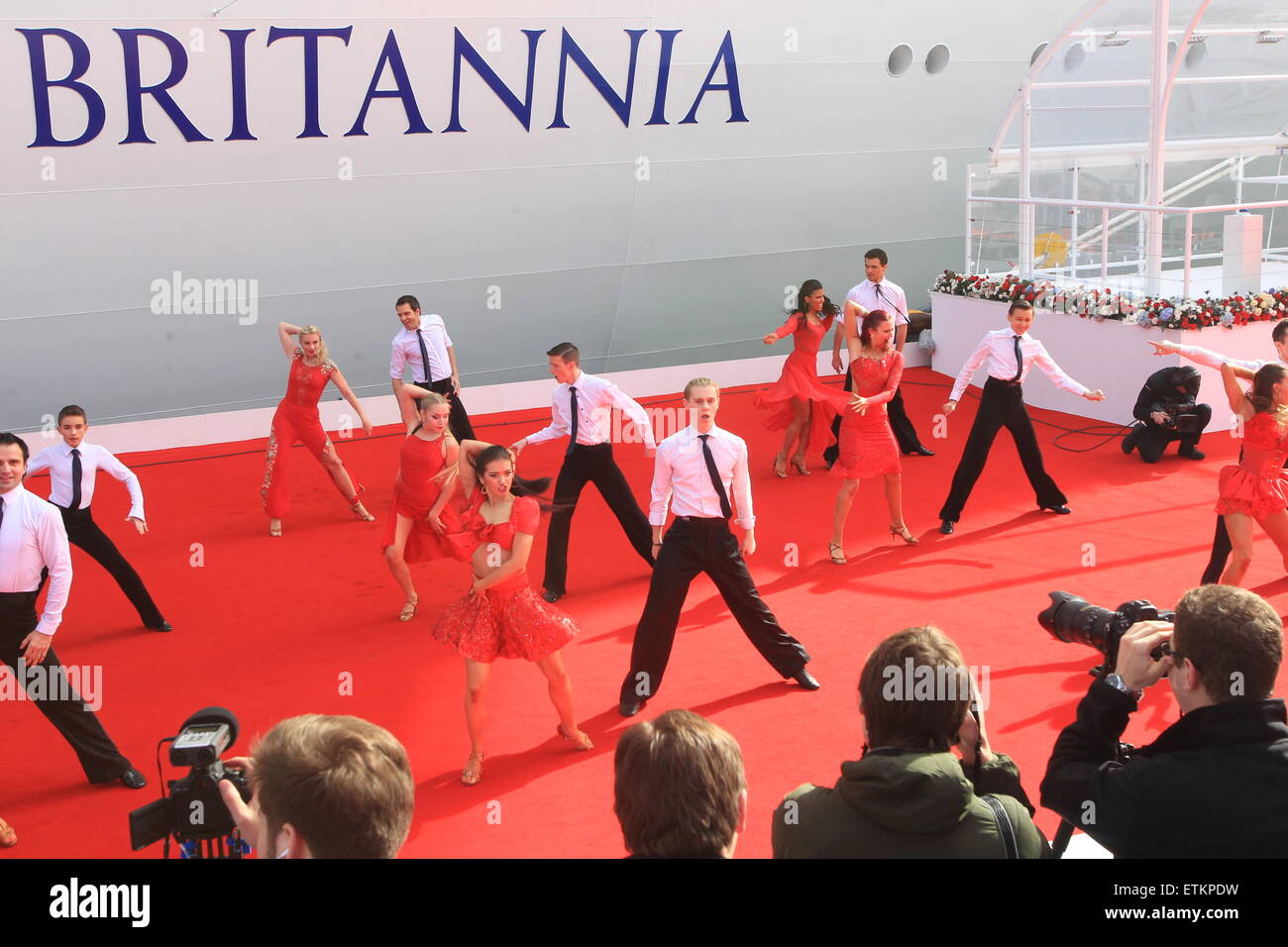 The Inaugural Celebration and Naming Ceremony of the new P&O Cruises ...