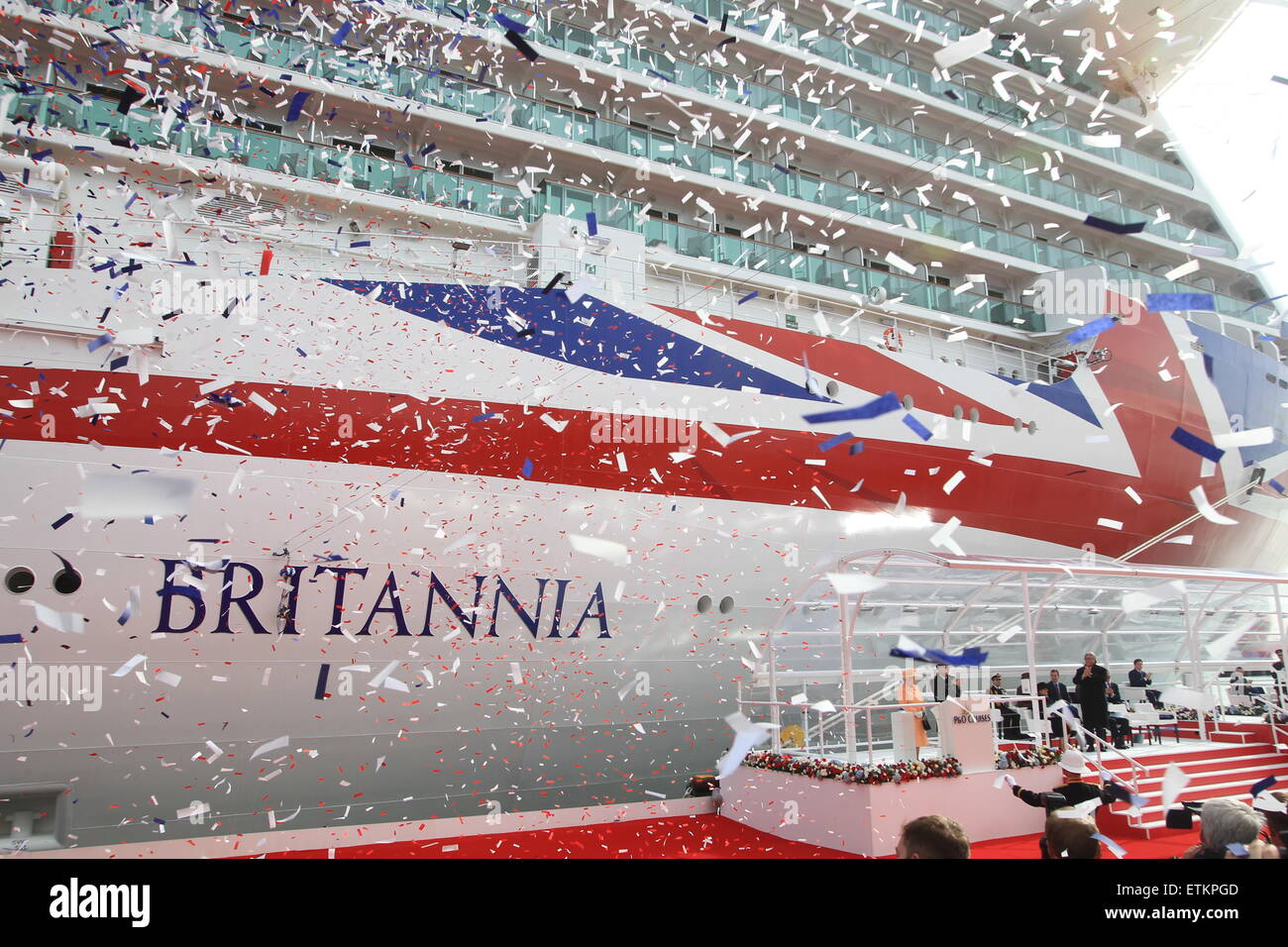 The Inaugural Celebration and Naming Ceremony of the new P&O Cruises ...