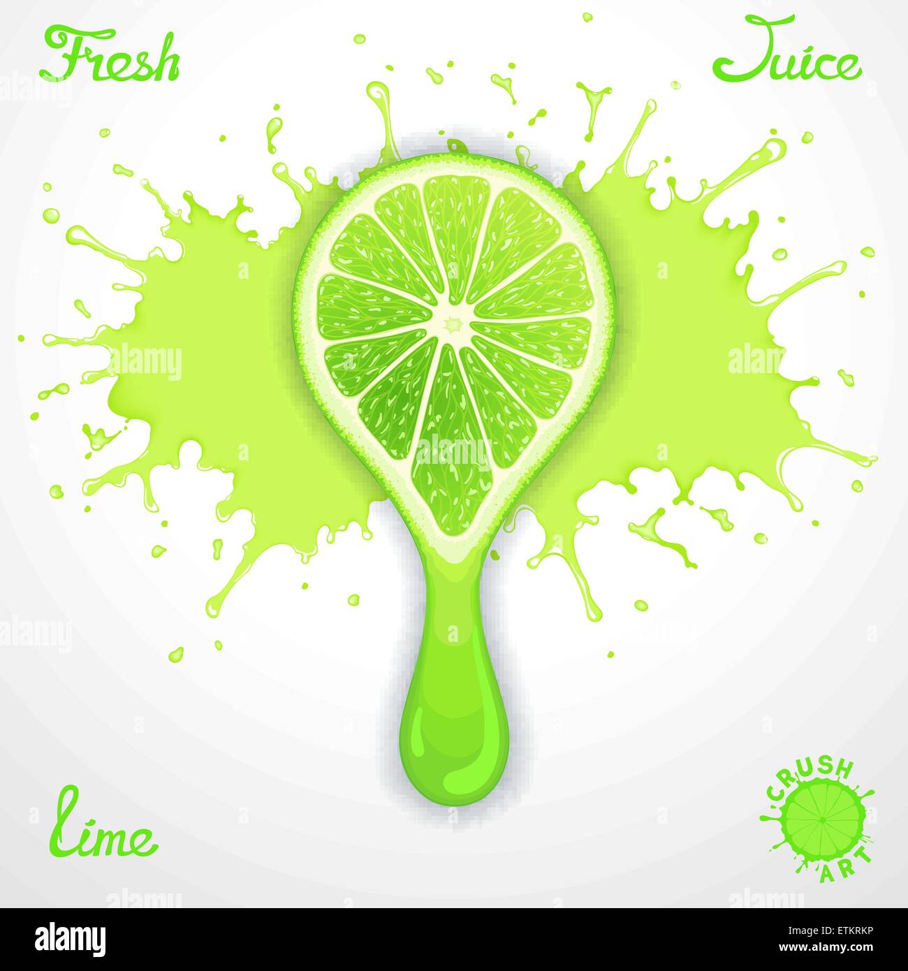 Drop lime Stock Vector Images - Alamy