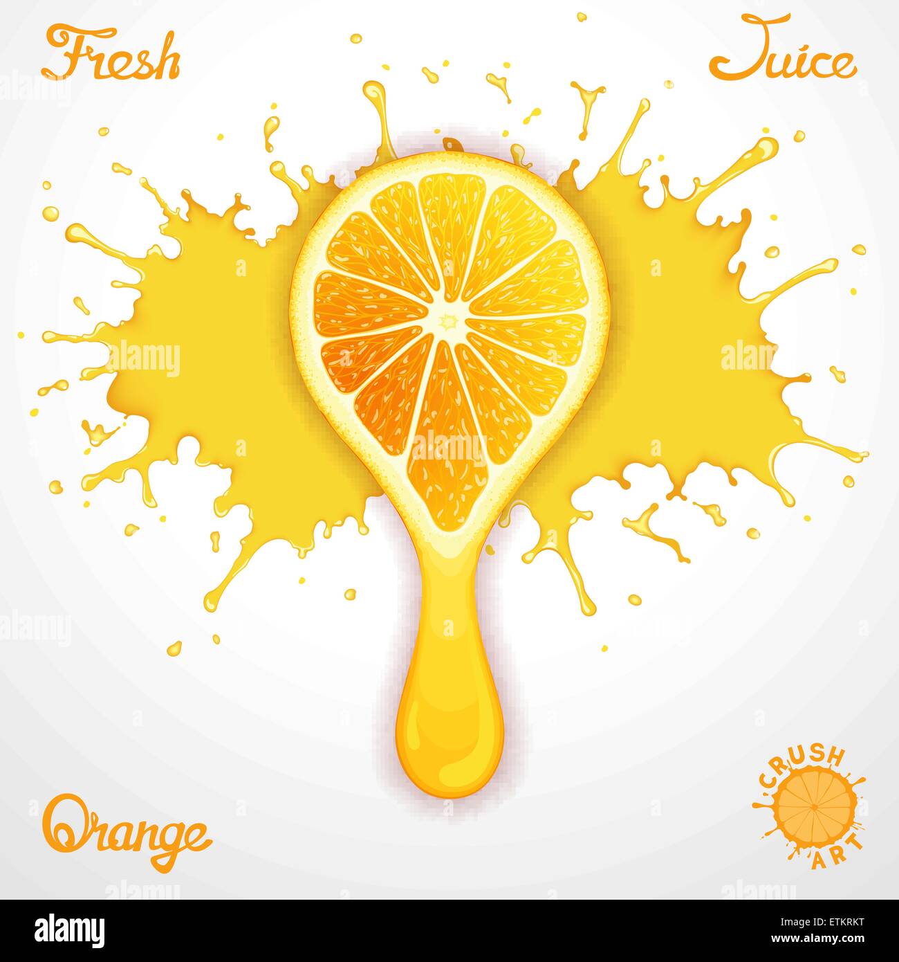 Orange Crush Logo Vector