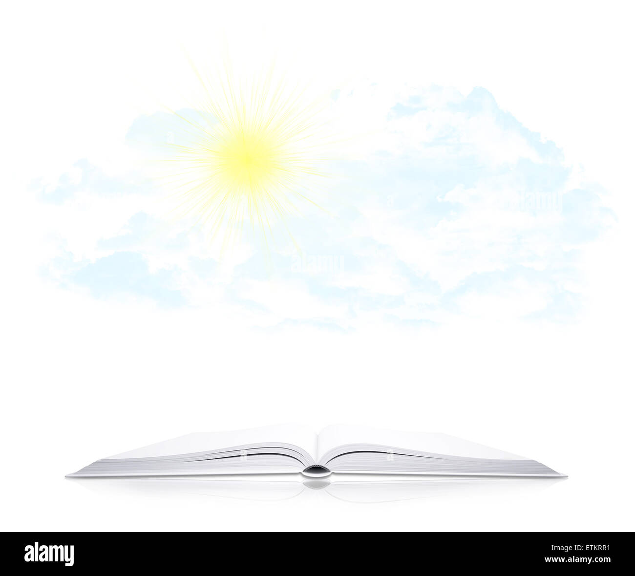 Open sky with sun Cut Out Stock Images & Pictures - Alamy